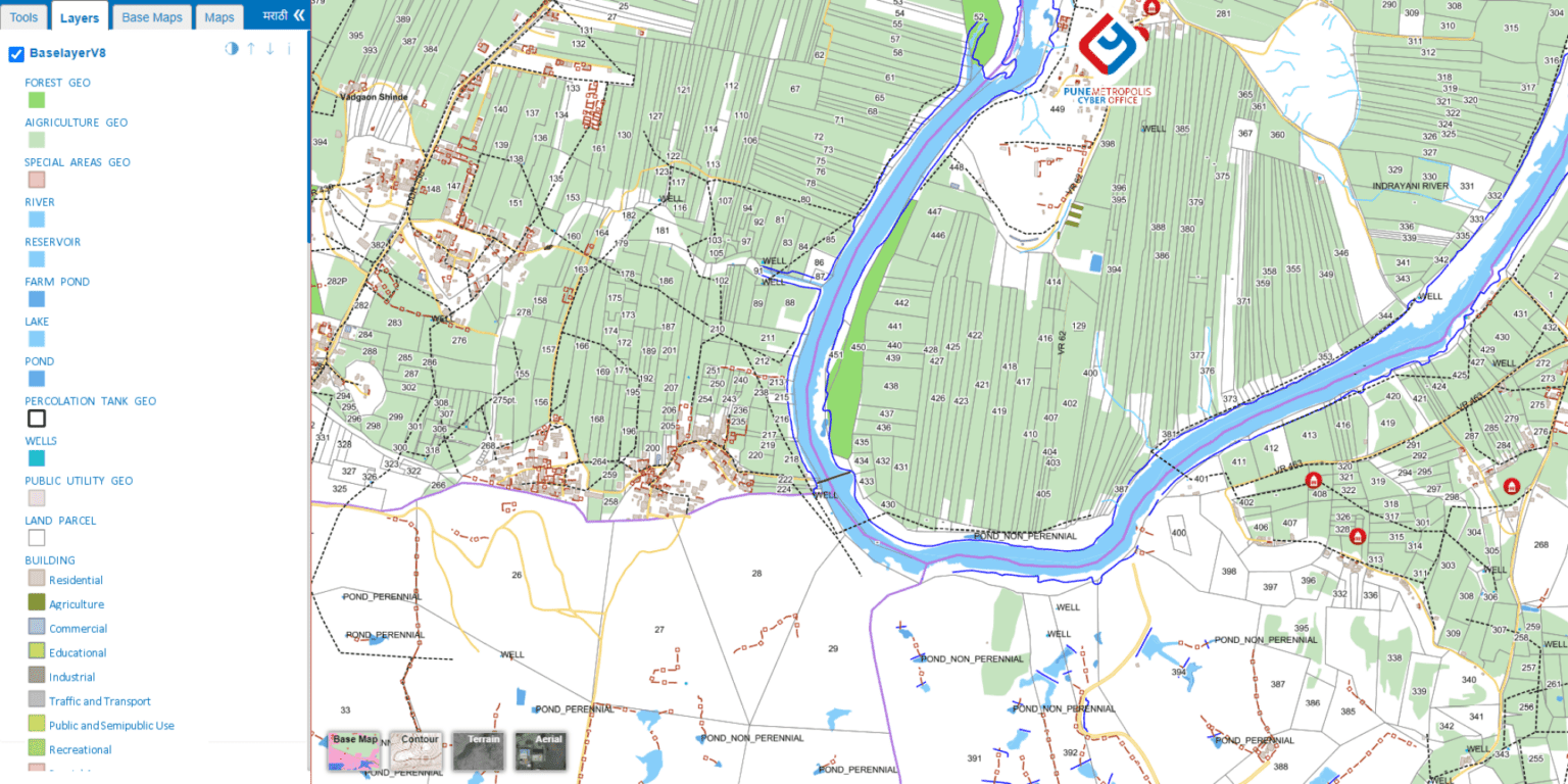 Pune Metropolitan Region GIS Portal, Pune, India - WGIC